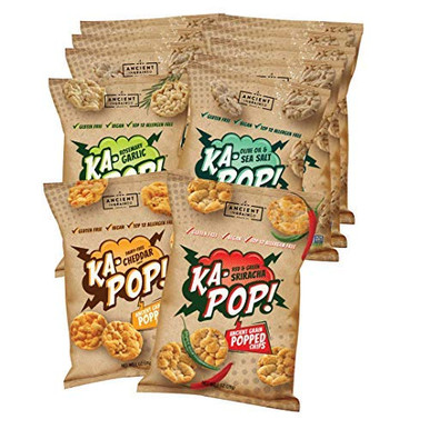 Ka-Pop Popped Chips Variety Pack -1oz Pack of 12- - Allergen Friendly ...
