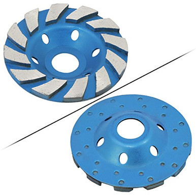 OCR 4 Concrete Turbo Diamond Grinding Cup Wheel Three Row Turbo Cup ...