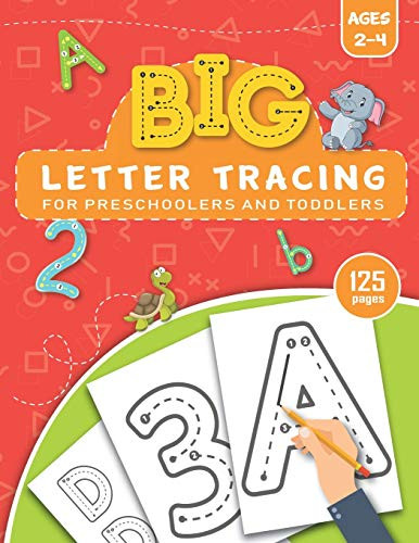 BIG Letter Tracing for Preschoolers and Toddlers ages 2-4 Homeschool ...