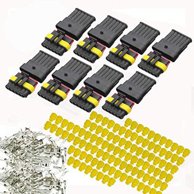 YETOR 6 pin connector kit 8 Kit Car Auto Electrical Connectors Series ...