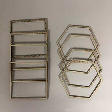 8 Pack Big DIY Planter Pot Mold Stabilizers 4 Pack for Cube 4 Pack for ...