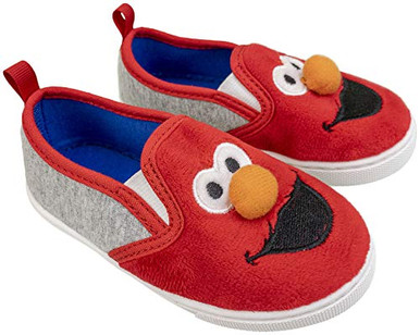 Sesame Street Elmo Shoes Slip On Sneaker for Toddlers Red Toddler Size ...