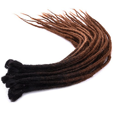 Silike 24 New Handmade DreadLocks Crochet Braids -6-8 G-Root 4 Roots- New Material Faux Locs ...