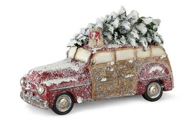 Melrose 80730 Resin Van and Tree Figurine 12-inch Length ...