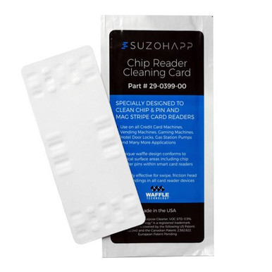 10-Pk SuzoHapp Waffletechnology Smart Credit Card Chip Reader Cleaning ...