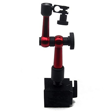 Oudtinx Red Adjustable Magnetic Base Holder for Digital Dial Indicator ...