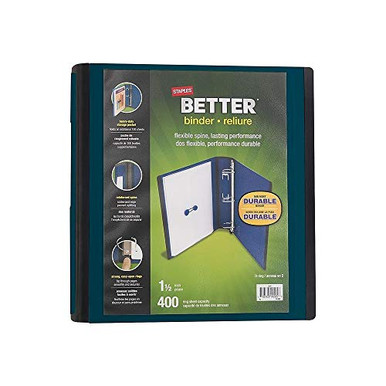 Staples Better Binder 2-Inch DARK TEAL - Warehousesoverstock