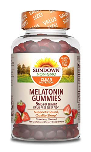 Sundown Melatonin Nutritional Supplements 150 Count -Packaging May Vary ...