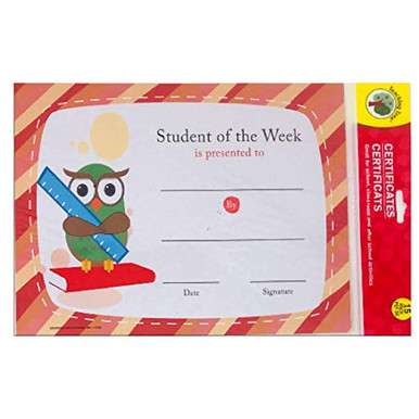 Reward Certificates for School 15 ct Honor Roll Attendance Excellence ...