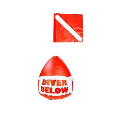 ScubaMax Infatable Heavy Duty PVC Dive Flag Float - Warehousesoverstock