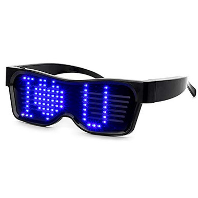 Leadleds Customizable Bluetooth LED Glasses for Raves Festivals Fun ...