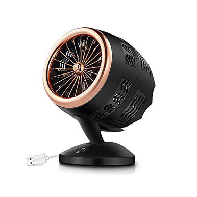 Portable Air USB fan portable table fan with double-bladed Turbo fan ...