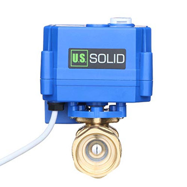 Motorized Ball Valve- 3-4 Brass Ball Valve with Manual Function ...