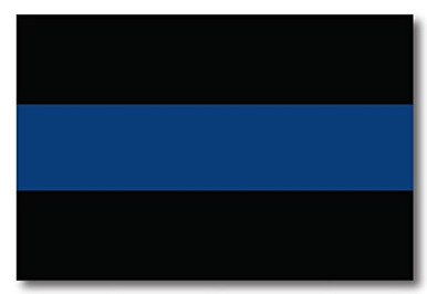 Thin Blue Line Magnet Decal - Heavy Duty for Car Truck SUV - in Support ...