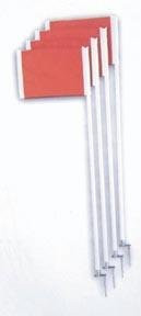 Champion Sports Spring Loaded Steel Base Soccer Corner Flags ...