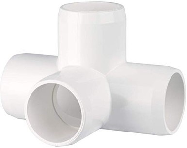 CIRCOPACK 1 PVC 4-way LT PVC Fitting Connectors Furniture Grade for 1 ...
