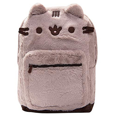 Pusheen The Cat Backpack With Cat Face for girls Fuzzy Backpack for ...