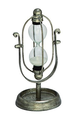 Deco 79 Metal Glass Min Hourglass S 4 W 8 H-67753 - Warehousesoverstock