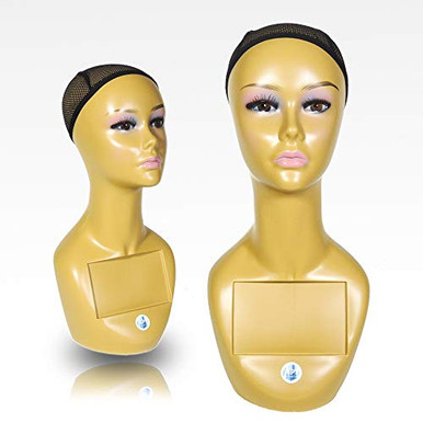 18 Female Life Size Mannequin Head for Wigs Hats Sunglasses Jewelry ...