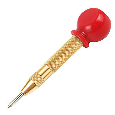 5 Center Punch Automatic Hole Punch Brass Adjustable Impact Spring ...