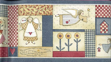 7 in x 15 ft Prepasted Wallpaper Borders - Faith and Angel Wall Paper ...