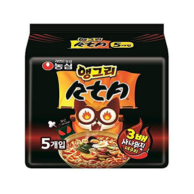 -Nongshim- 3X Spicy Angry Neoguri Noodle Soup -Pack of 5- - RTA - Spicy ...