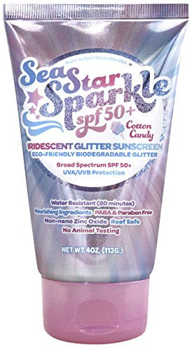 Sunshine and Glitter - Sea Star Sparkle GLITTER SUNSCREEN with SPF 50 ...