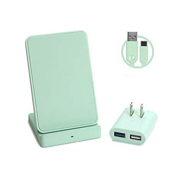iHome Wireless Qi Charging Stand w-Dual USB Wall Adapter Fast Charge ...