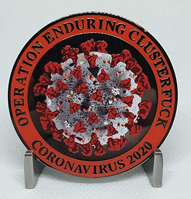Operation Enduring ClusterF- Challenge Coin - Mission Essential Worker ...