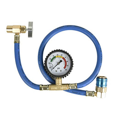 R-134a Recharge Hose 1-2ACME R134A Refrigerant Recharging Hose Kit AC ...