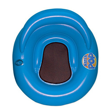Poolmaster Water Pop Mesh Swimming Pool and Beach Lounge Float, Blue ...
