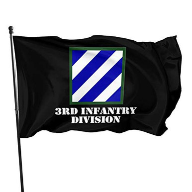 Army 3rd Infantry Division 3x5 Foot Flag Outdoor Flag 100 Single-Layer ...