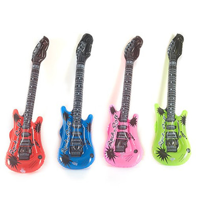 Fun Central 15 Packs - 22 Inches Inflatable Guitars Pool Toy for Kids ...
