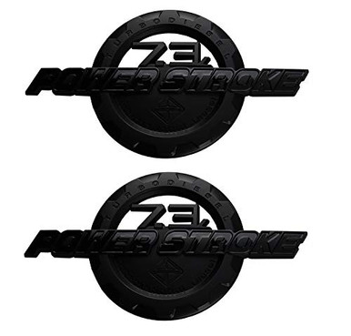 2 Pack 7-3L Power Stroke International Side Fender Emblems Badge ...
