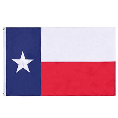 Lixure Texas Flag TX Flags Texas State Flag 3x5 FT 210D Waterproof ...
