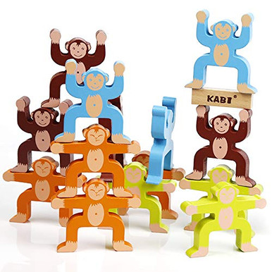 Umbworld Wood Balance Building Blocks Stacking Games Toys for Kids ...