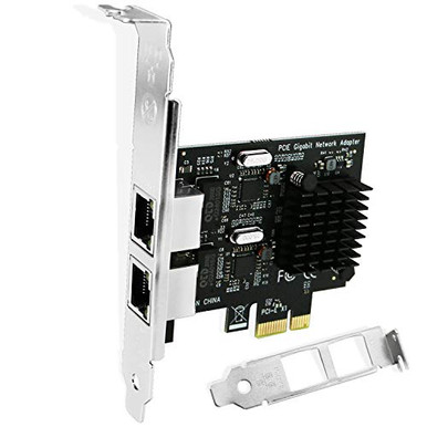 FebSmart PCI Express 2X RJ45 Gigabit Network Interface Controller ...