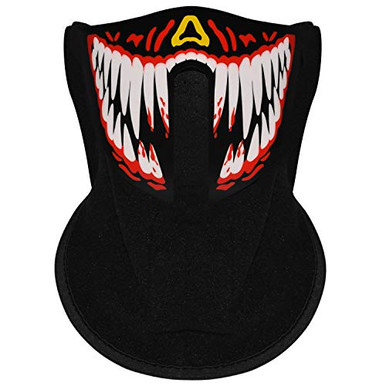 led Sound Active Rave Light up face mask Light Up Mask for Party ...