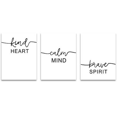 CHDITB Unframed Abstract Words Motivational Quotes and Saying Art ...