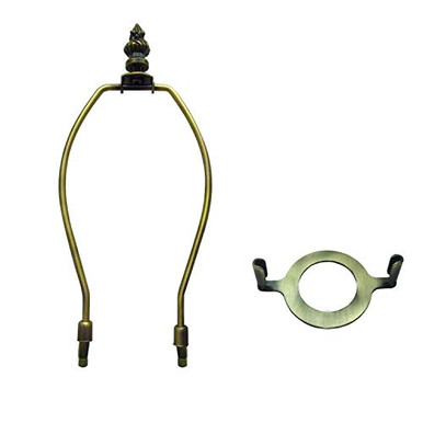 10 Lamp Shade Harp Holder and E26 Light Base UNO Fitter Adapter ...