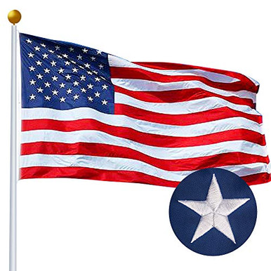 JOCHA American flag 3x5 outdoor USA US United States heavy duty high ...