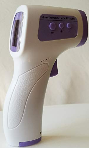 Non-Contact Infrared Digital Thermometer with Memory and Alarm Features ...