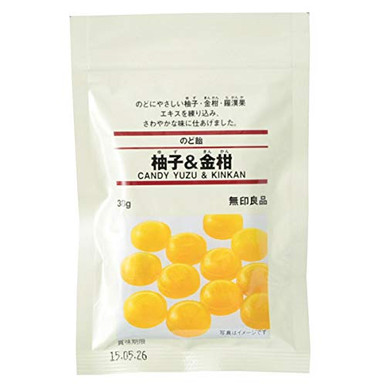 Muji Candy Yuzu and Kinkan 38g Each 5 Packs - Warehousesoverstock