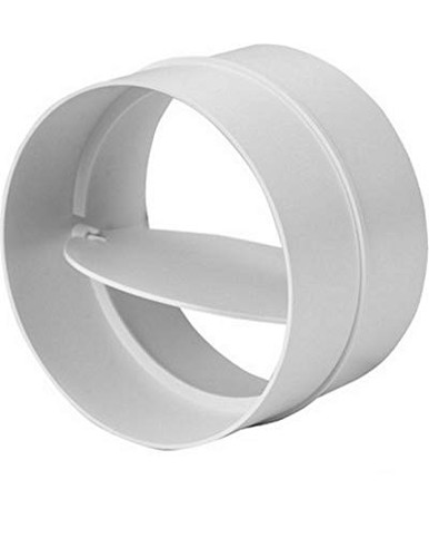 4 inch Backdraft Damper Dryer Vent Hose - Inline Extractor Fan Vent ...