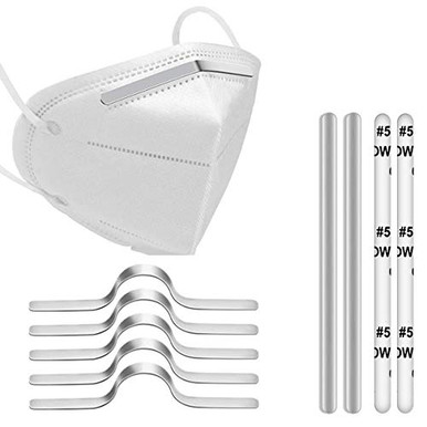 Aluminum Strips Nose Wire Nose Bridge for Mask 90MM Metal Flat Nose ...