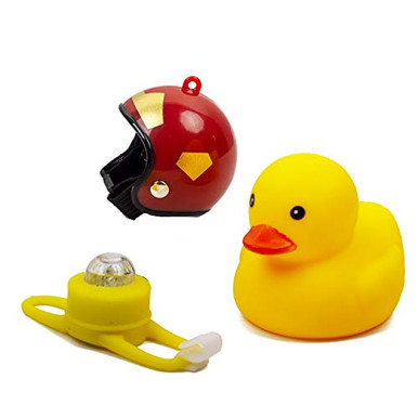 BOERLE Kids Bicycle Horn Cute Bicycle Light Bell Squeeze Horn Child ...