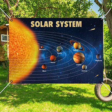 Allenjoy Solar System Banner for Party Supplies Decorations Boy Kids ...