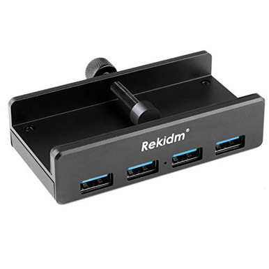 USB Hub 3-0 - Rekidm 4 Port Aluminum USB 3-0 Hub Clamp Design for ...