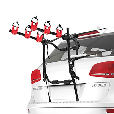 FIERYRED Trunk Mounted Bike Rack for Most Car SUV -Sedans-Hatchbacks ...