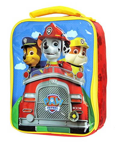 Paw Patrol Lunch Box Kit Marshall Rubble Chase Soft Insulated Lunch Bag ...